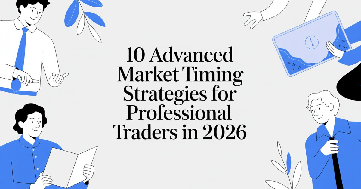 10 Advanced Market Timing Strategies for Professional Traders in 2026